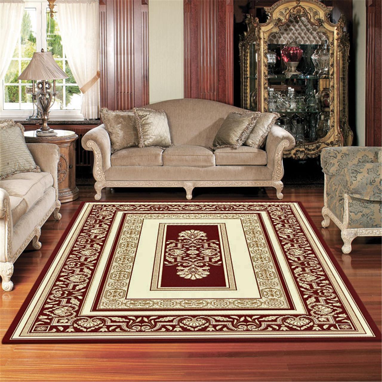 Palace 7652 Red Rug - halfpricefurniture – Half Price Furniture